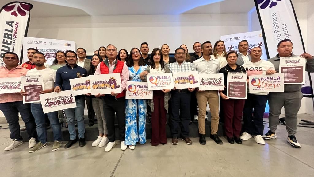 Presenta INPODE la tercera edición del serial atlético Recorre Puebla ...